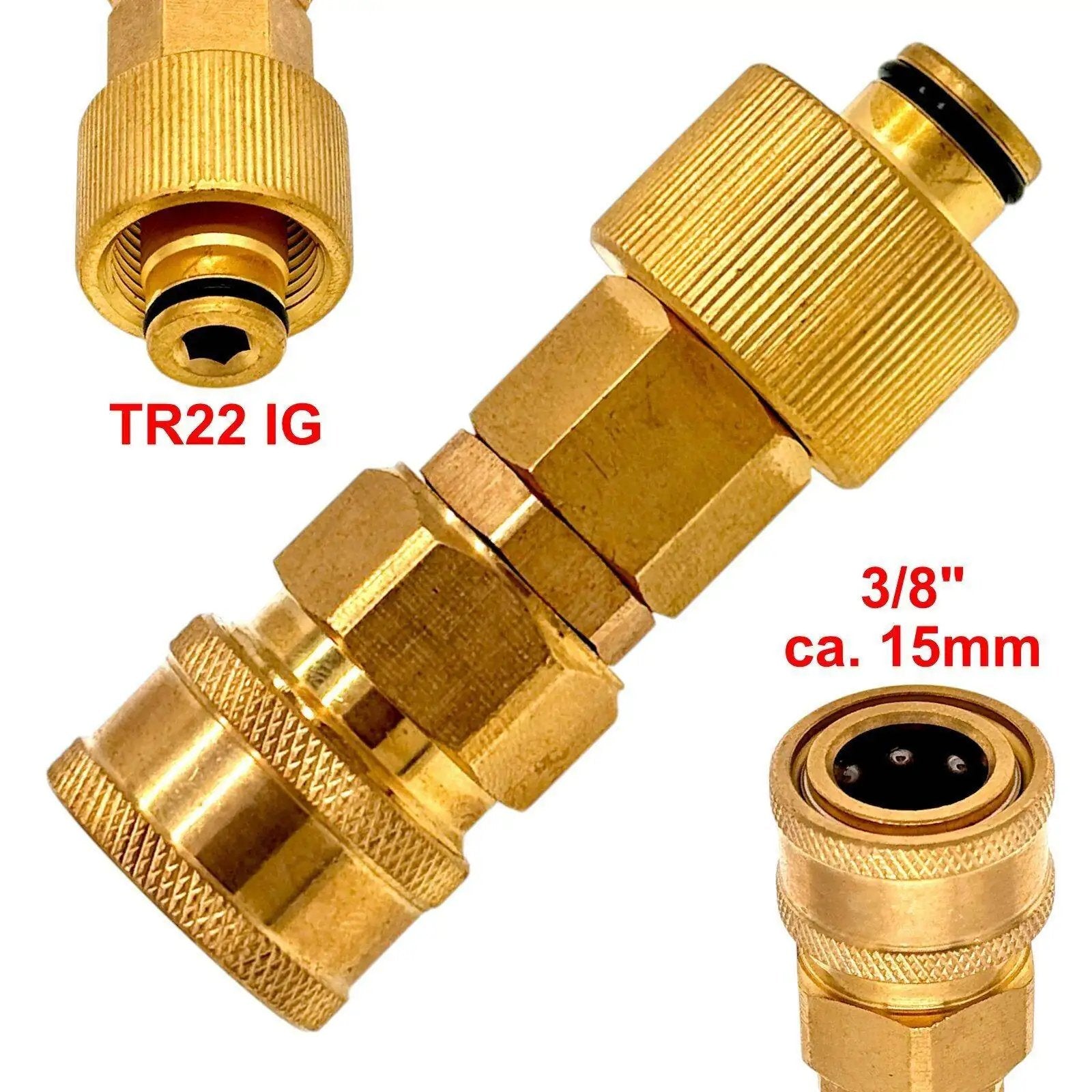 Hochdruck Adapter Kärcher TR22 IG zu 3/8" Schnellkupplung