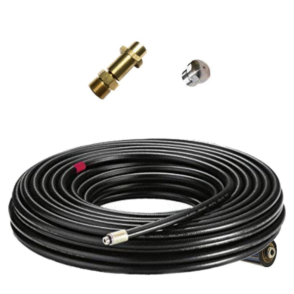 Flexible pipe cleaning hose for all high-pressure cleaners